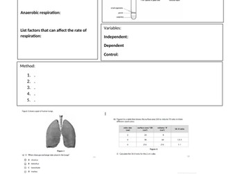 Biology GCSE Edexcel core practical sheets. Revision | Teaching Resources