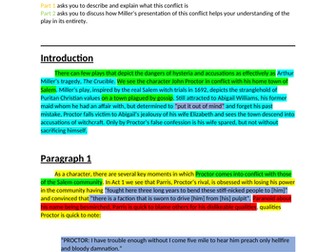 The Crucible Essay and Quote Booklet Bundle: NAT 5/Higher | Teaching ...