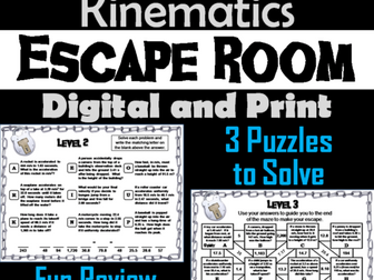 High School Physics Escape Room Bundle | Teaching Resources
