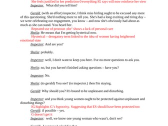 An Inspector Calls Lesson Bundle Teaching Resources