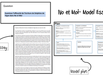 No et Moi- Model Essays and Plans- BUNDLE-A Level French | Teaching ...