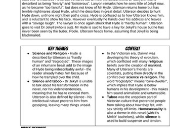 GCSE English Lit Jekyll and Hyde model answers and revision by ...