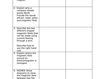 Edexcel Combined Science (9-1) Physics Paper 6 Revision Activities by ...