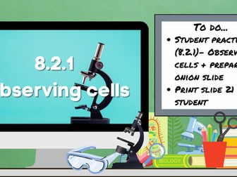 KS3 AQA Activate 1 Organisms part 1 | Teaching Resources