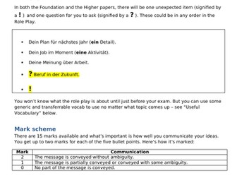 AQA GCSE German Exam Help Sheets - Bundle of 15! | Teaching Resources