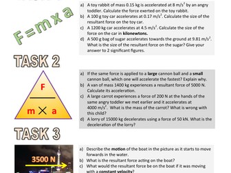 GCSE PHYSICS - FORCES AND MOTION! | Teaching Resources