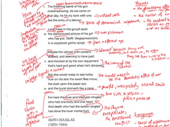 OCR Poetry: Power and Conflict by Myllisbarton | Teaching Resources