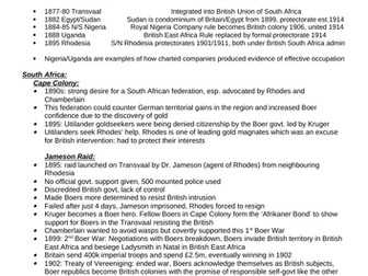 AQA AS/A-Level History British Empire Revision Notes Summarised ...