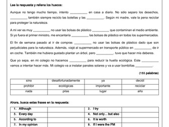 GCSE Spanish Writing Scaffolds, Support & Model Answers | Teaching ...