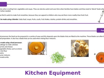 Year 9 GCSE Food Preparation & Nutrition Practical Skills 1-5 Term 1 ...