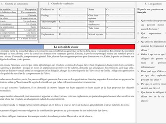 French A Level Education (WHOLE UNIT - listening, reading, speaking ...