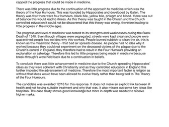 GCSE Edexcel 9-1 Example Answers | Teaching Resources