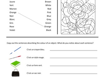 4 French cover lessons / cover work - Tried and tested worksheets ...