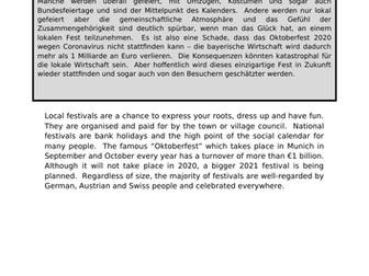 Year 1/AS - AQA A Level German translation practice | Teaching Resources