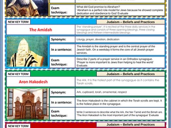 AQA GCSE Religious Studies Revision Flashcards Christianity and Judaism ...