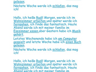 Where do you live/ Wo wohnst du | Teaching Resources