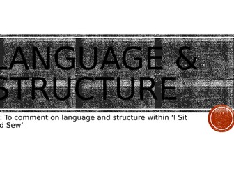 I Sit and Sew by Alice Dunbar Nelson | Teaching Resources