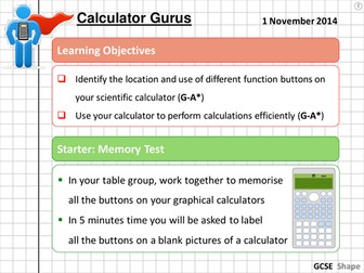 Basic Calculator Use Resources | Tes