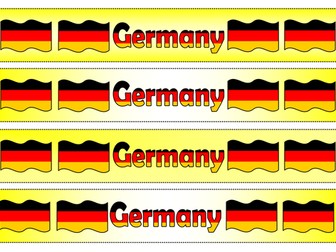 Flag of Germany Themed Pack | Teaching Resources