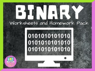 Inside a computer, binary, logic gates and truth tables worksheets and ...
