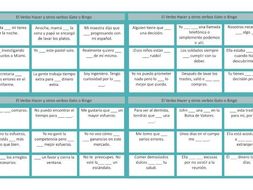 Verb Hacer Spanish Tic-Tac-Toe or Bingo Game | Teaching Resources