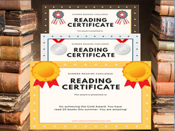 Reading Certificates | Teaching Resources