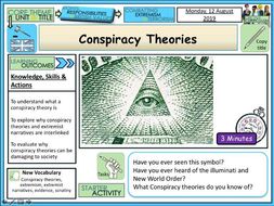 Conspiracy theories and Extremist narrative | Teaching Resources