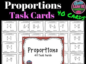Proportions Super Store Bundle | Teaching Resources