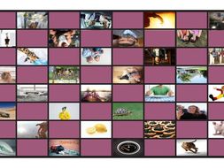 Adjectives Spanish Legal Size Photo Checkers Game | Teaching Resources