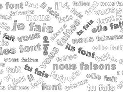 Present tense of faire to colour | Teaching Resources