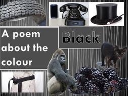 Powerpoint Poem about the colour BLACK. EYFS/KS1 | Teaching Resources