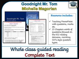 Goodnight Mr. Tom - Whole class guided Reading (Complete text ...