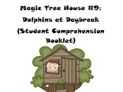 Magic Tree House Book 9: Dolphins at Daybreak Reading Comprehension ...