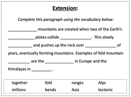 Understanding how fold mountains are formed - KS2 | Teaching Resources