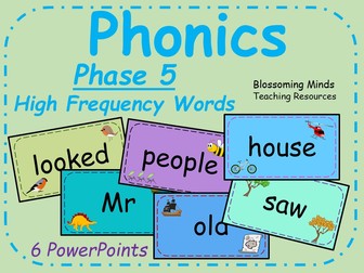Phonics Phases 2 to 5 High Frequency Words | Teaching Resources