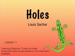 Holes Chapters 1-8 | Teaching Resources