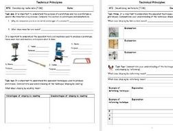 Year 7 Design and Technology booklet and PPT in line with new 1-9 GCSE ...