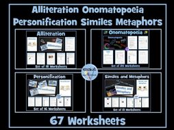 Similes, Personification, Metaphor, Alliteration, Onomatopoeia ...