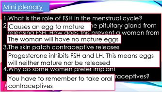 Contraception lesson GCSE Biology | Teaching Resources