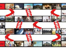 Place Prepositions Spanish Legal Size Photo Chutes and Ladders Game ...