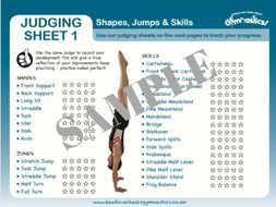 Gymnastics Assessment Sheets | Teaching Resources