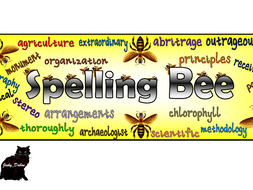 Spelling Bee Themed Pack | Teaching Resources