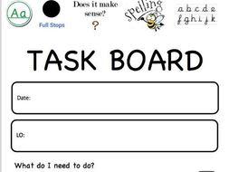 Task Board | Teaching Resources