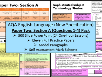 AQA 9-1 GCSE English Language: The Complete Bundle (Paper 1 & Paper 2 ...