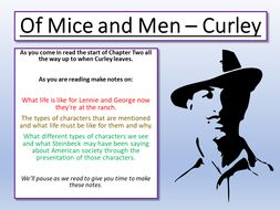 Of Mice and Men - Curley | Teaching Resources