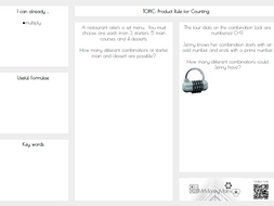 Product Rule for Counting | Teaching Resources