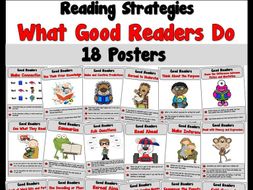 Reading Strategies Posters | Teaching Resources