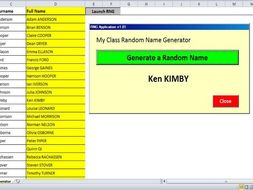 Random Name Generator | Teaching Resources