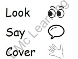 Look Say Cover Write Check Poster | Teaching Resources