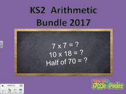2017 KS2/Key Stage 2 SATS Arithmetic Paper Bundle | Teaching Resources